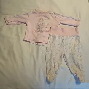 Disney | Matching Sets | Disney Baby Pink Winnie The Pooh Outfit Set ...